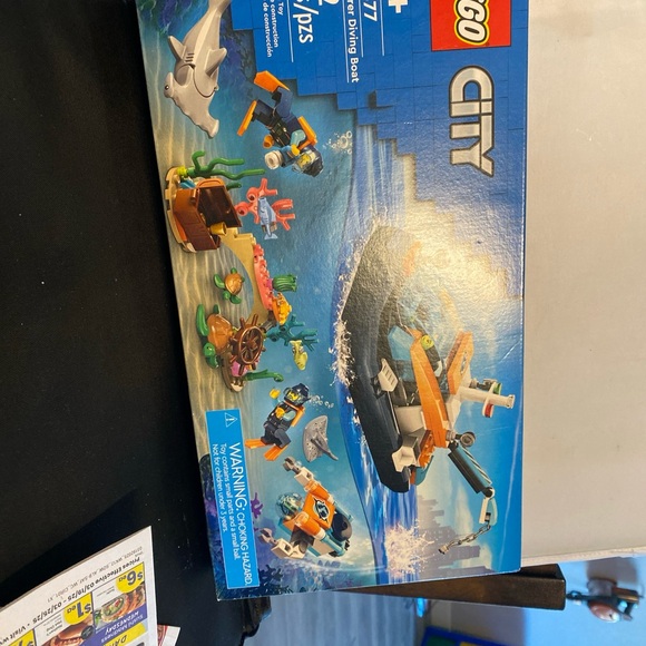 Lego | Toys | Lego City Ocean Exploration Submarine Set Blue And Orange ...